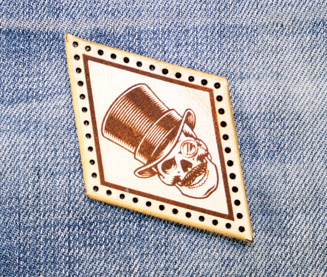 Skull Leather Patch, Skull Sew, Skeleton Patch, Intelligent Skeleton ...