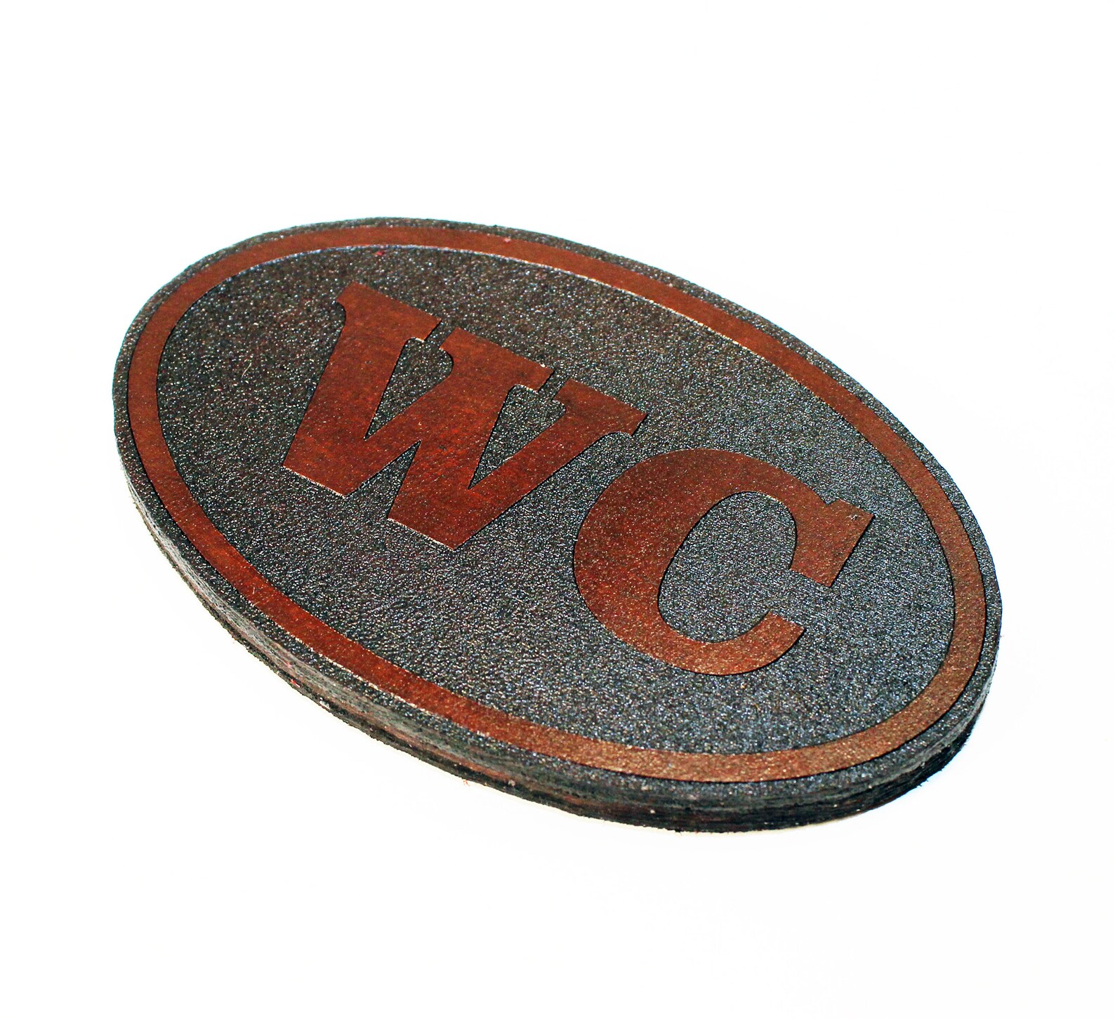 WC door sign Restroom Sign Toilet sign Door plate | Etsy