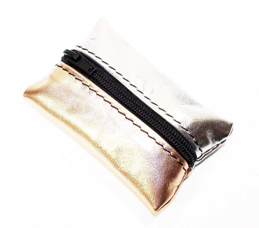 Leather Coin Wallet, Gold Coin Wallet, Great Leather Item, Gold Men's ...