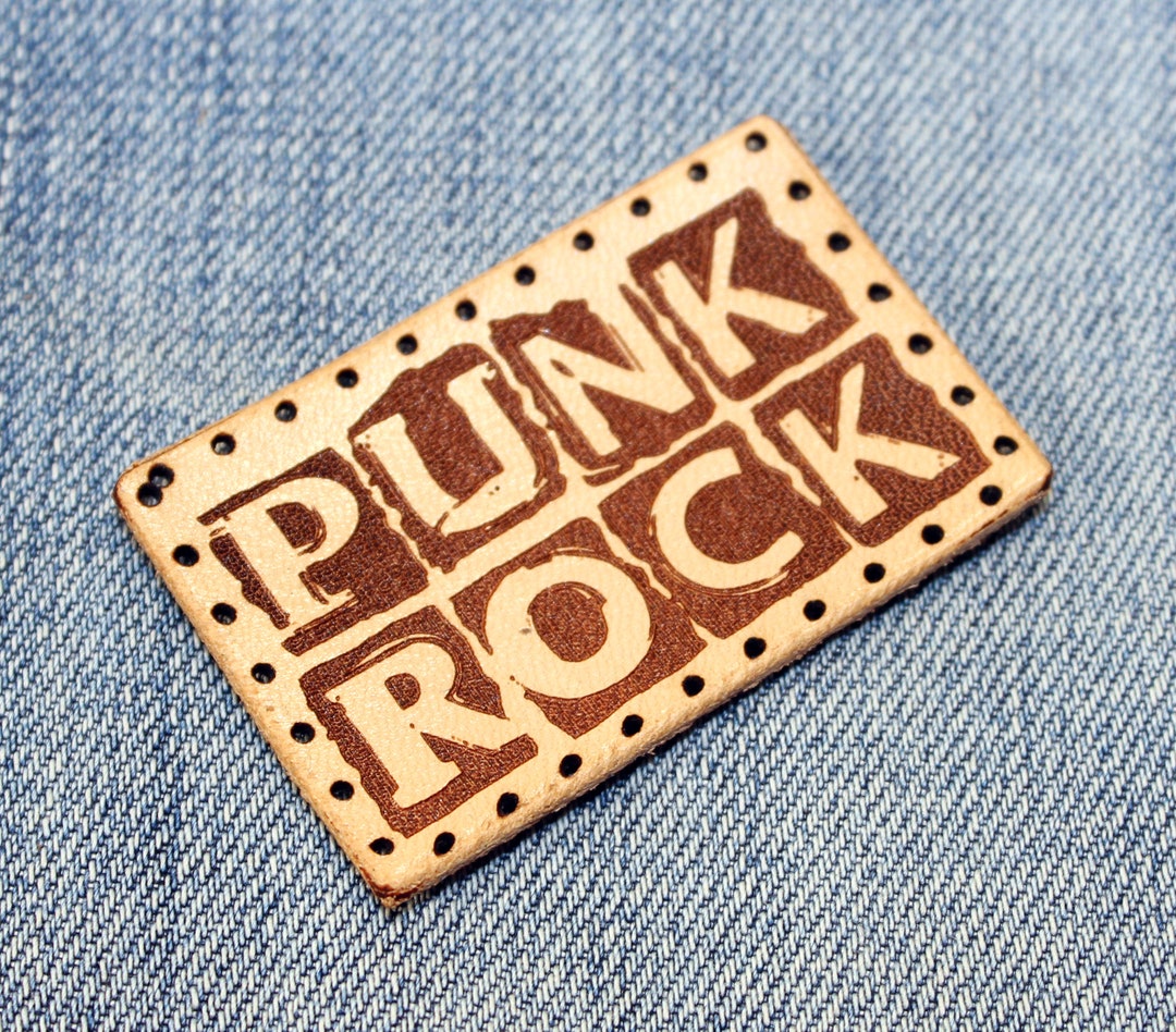 Punk Rock Leather Patch. Punks Emblem. Anarchy Sew. Punk Patch. Rock 'n ...