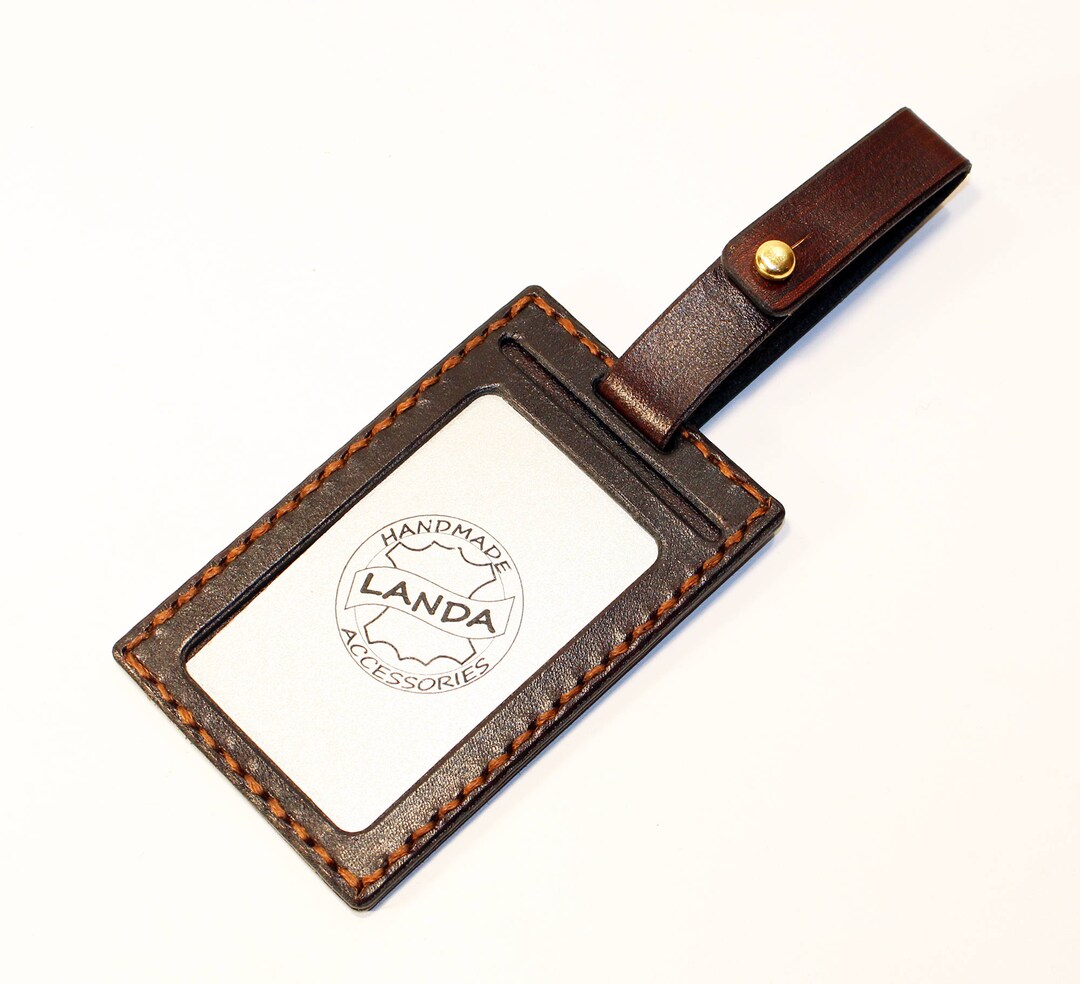 ID Card Holder, Leather Card Tag, Luggage Tag,business Card Cover ...
