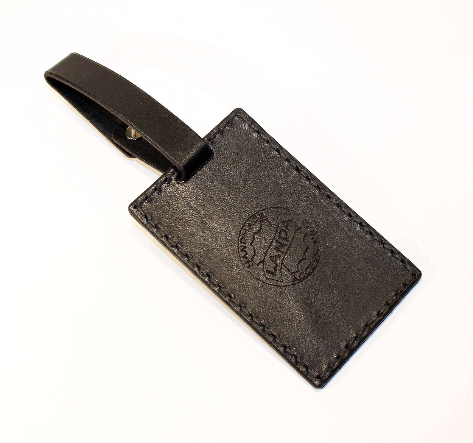 ID Card Holder Leather Card Tag Luggage Tagbusiness Card | Etsy