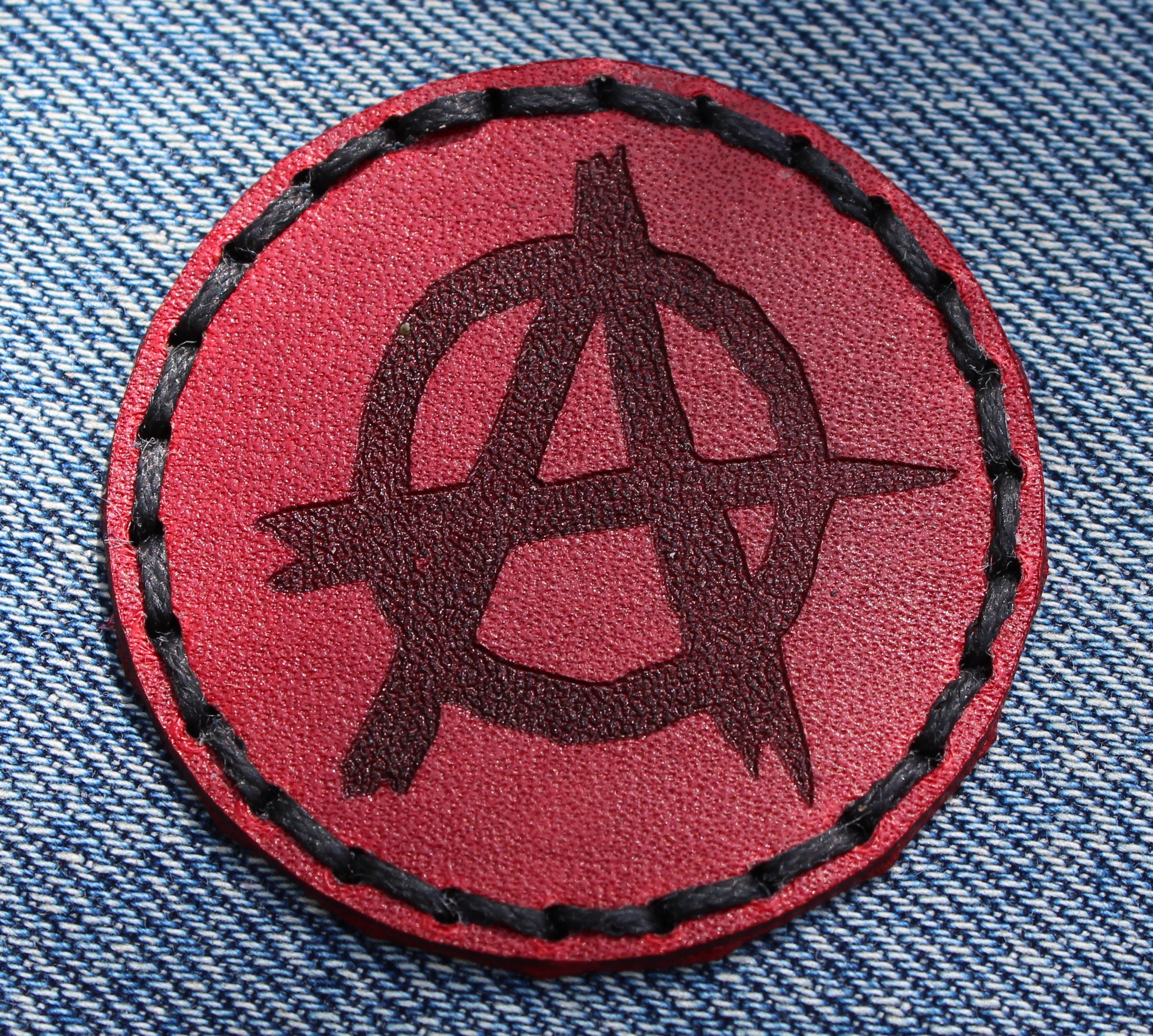 Anarchy Leather Patch. Punks Emblem. Anarchy Sew. Punk - Etsy Australia