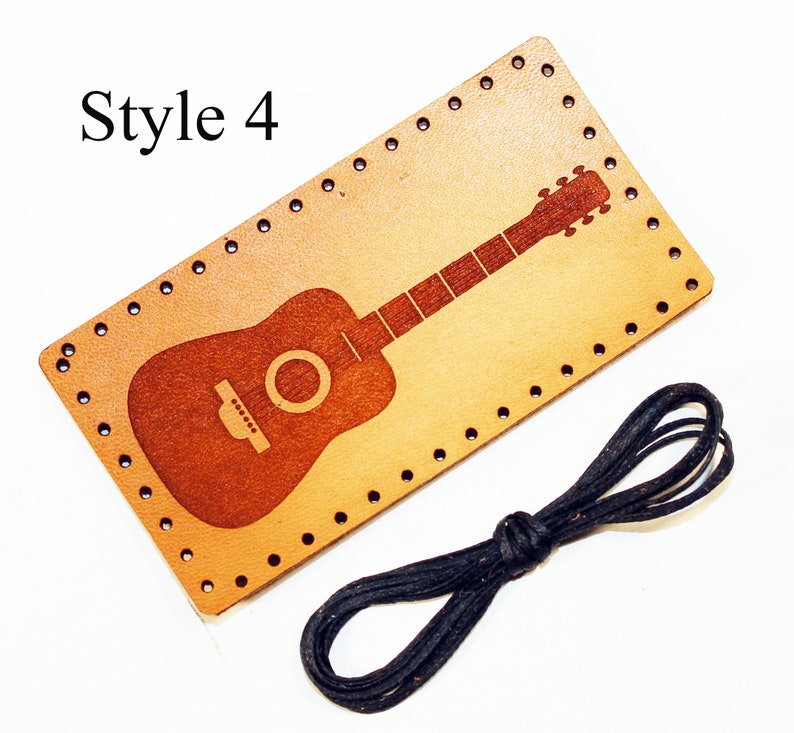 Italian Leather Guitar Patch: Sew-on Applique - Etsy