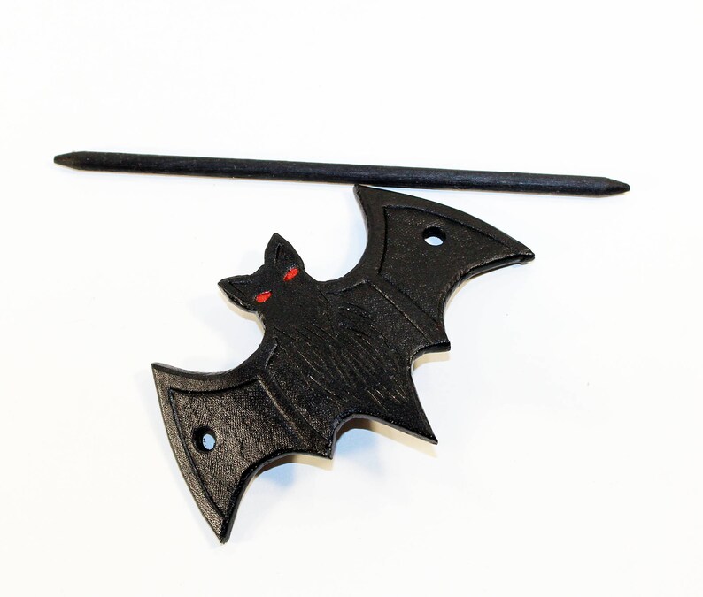 Bat Hair Barrette Black Hair Stick Hair Slide Hair Pin | Etsy