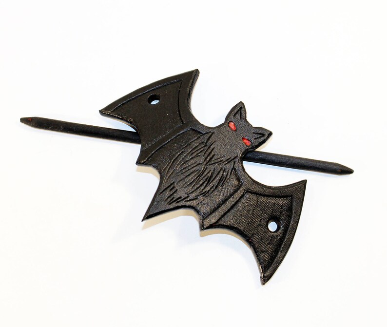 Bat Hair Barrette Black Hair Stick Hair Slide Hair Pin - Etsy