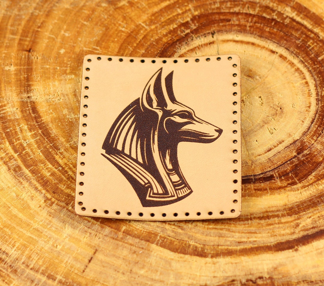 Anubis God Leather Patch, Egyptian God, Mythology Sew, Leather Accessories, Great Gift. - Etsy