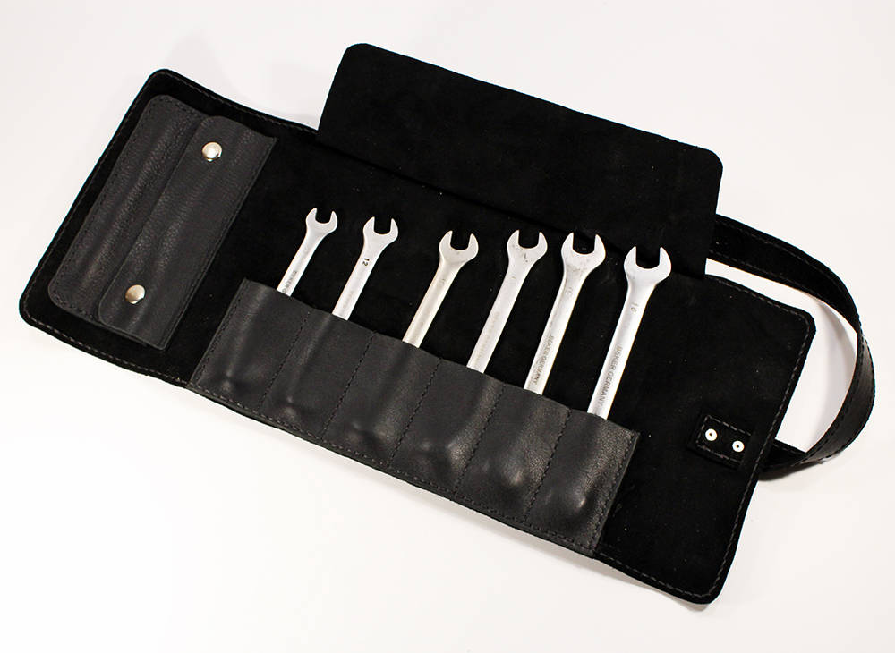 Leather tool roll Roll up case leather tool roll leather | Etsy