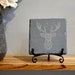 Premium Metal Coaster Holder - Slate Coaster Holder - Coaster Display ...