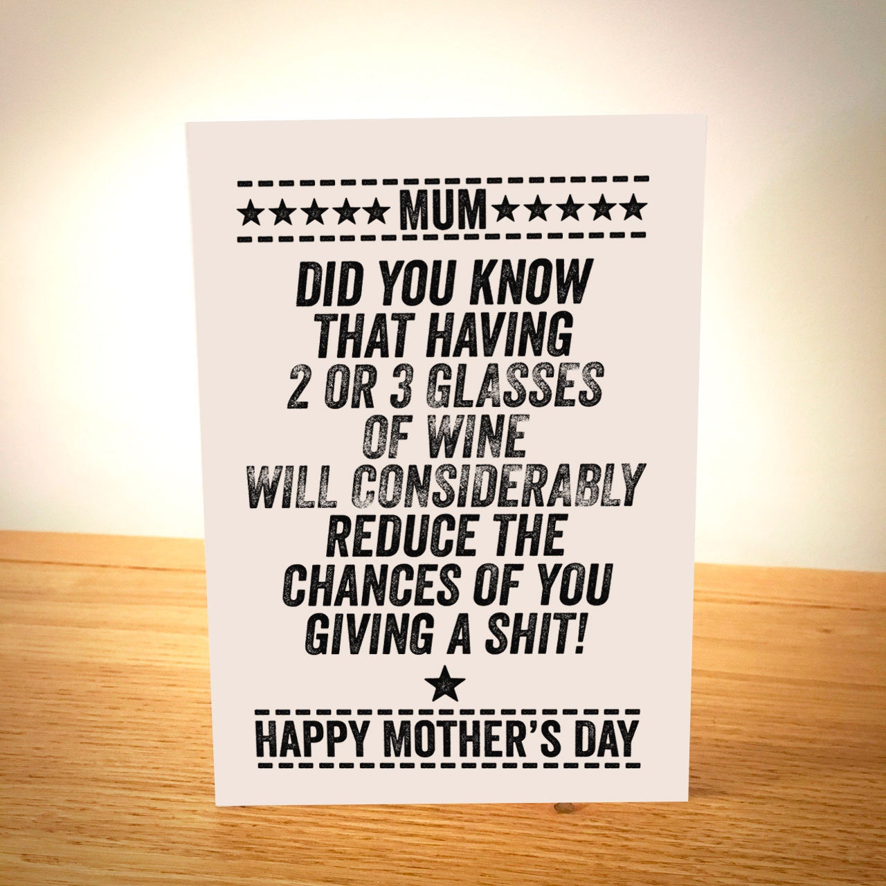 Lustige Muttertagskarte wussten Sie mit 2 oder 3 Gläser | Etsy