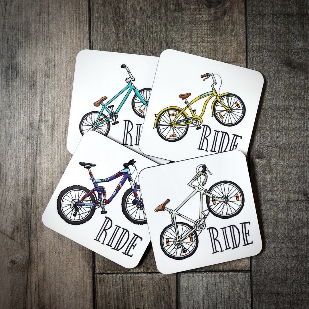 Ride Cycling Coaster Set - Cycle - Bike - Ride Bikes - MTB - Road - BMX ...