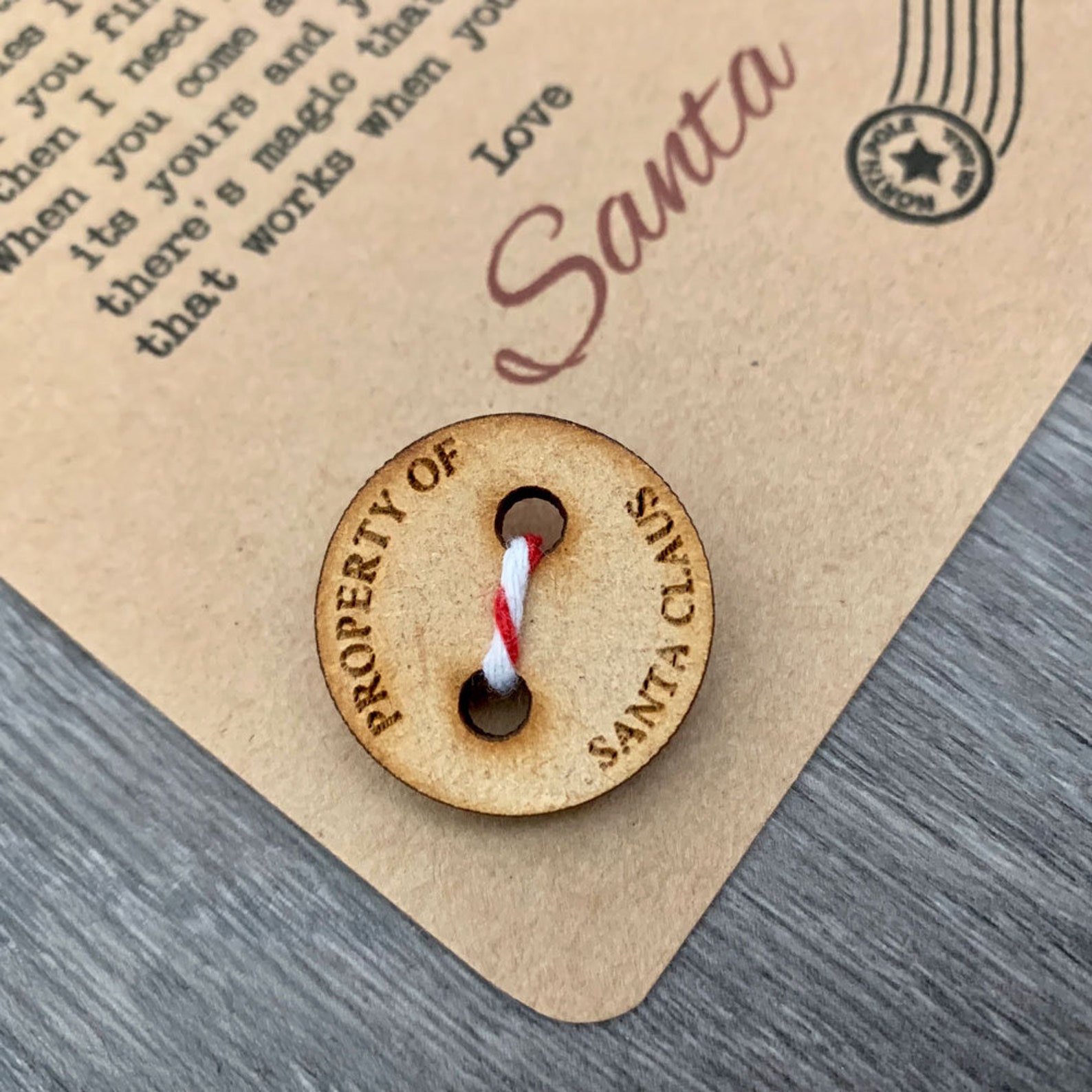 Santa's Lost Button - Personalised Christmas Magic - Etsy