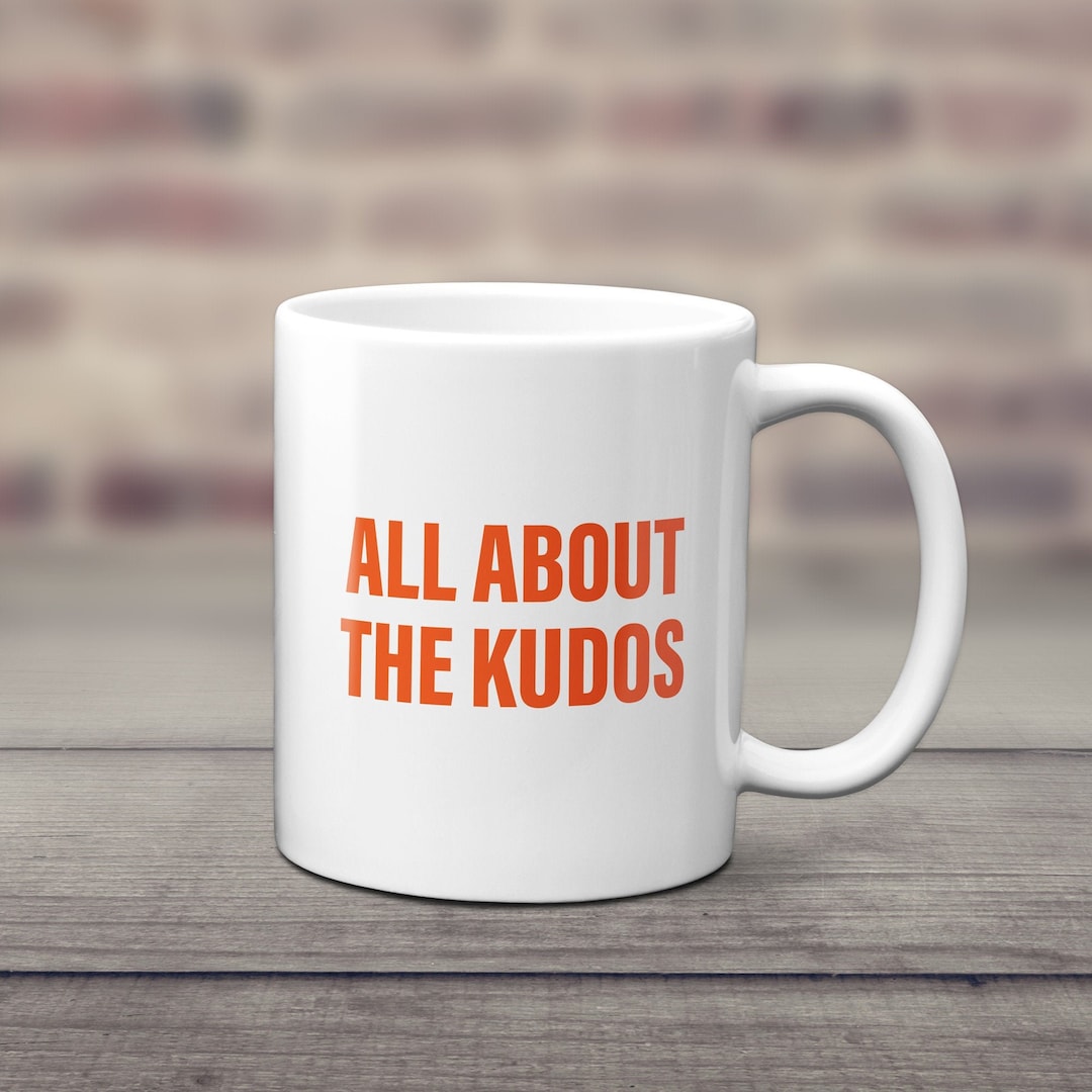 All About the Kudos Mug - Running Gift - Runner - Running - Cycling ...