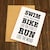 Swim, Bike, Run Triathlon Card Triathlon Good Luck Card Cycle Swim Run ...