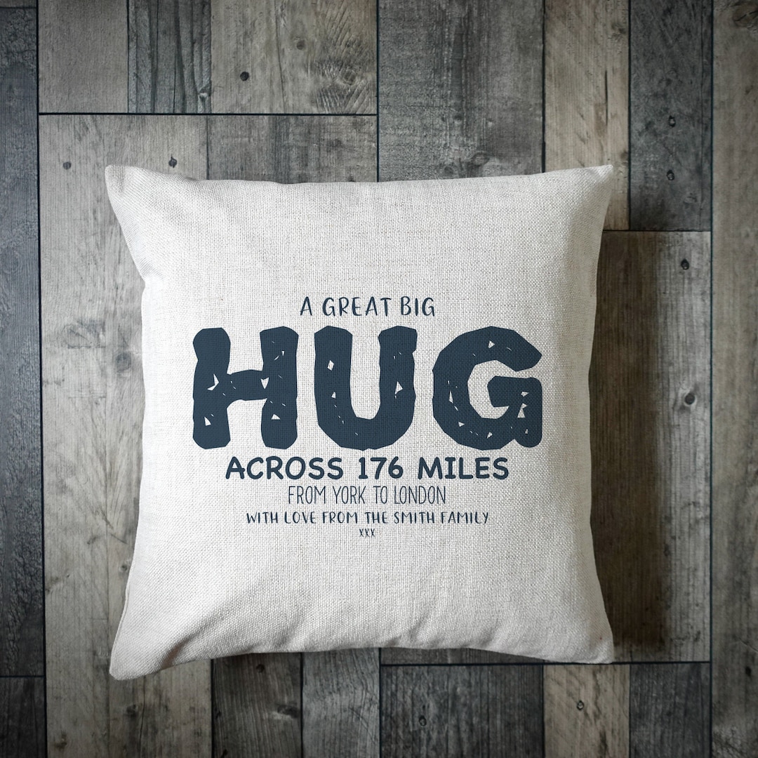 Personalised Great Big Hug Cushion Cover - Gift - Cushion - Family Gift ...