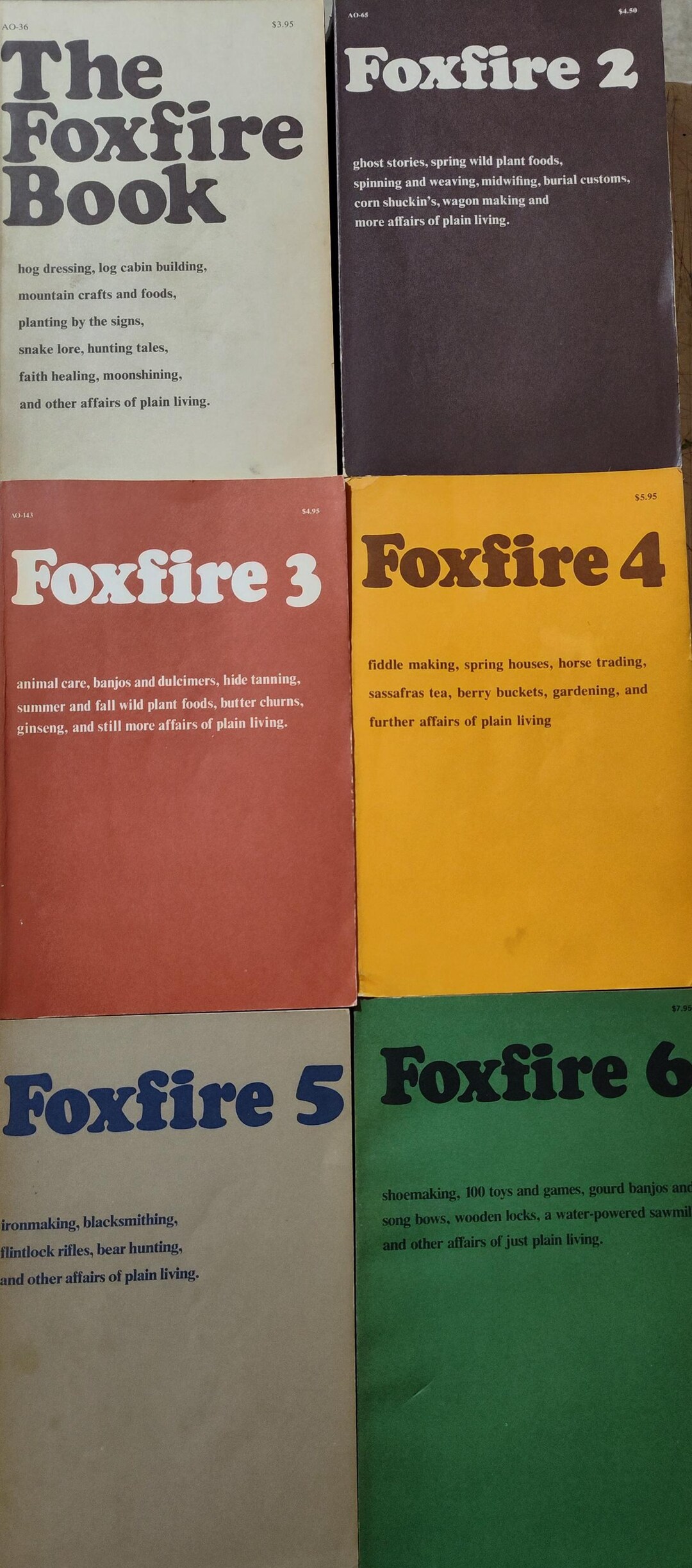 1970's to 1980 Firefox 6 Book Set How to 6 Book Set Fiddle Making Hog ...