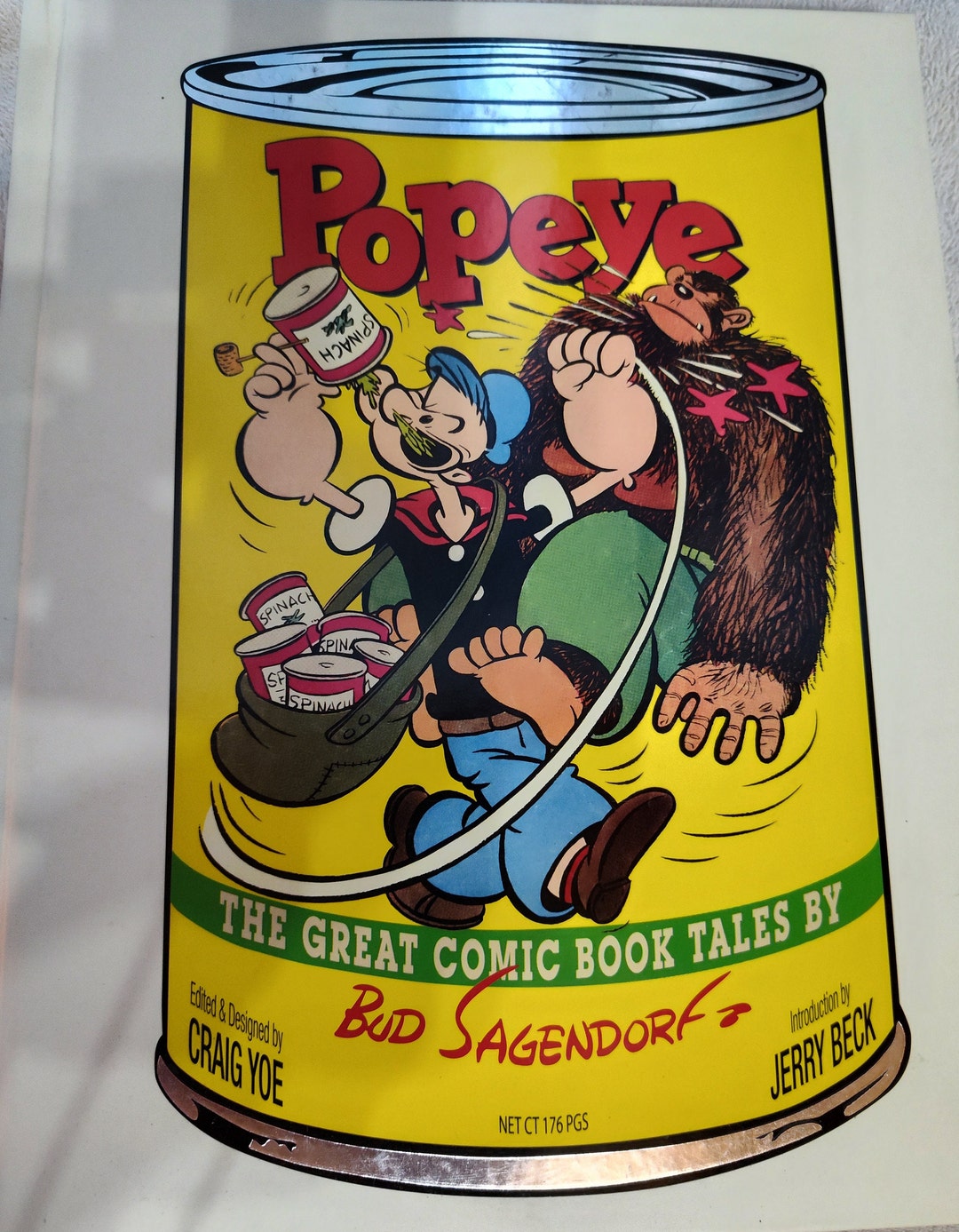Vintage 2011 Print Popeye Book the Great Comic Book Tales by Bud ...