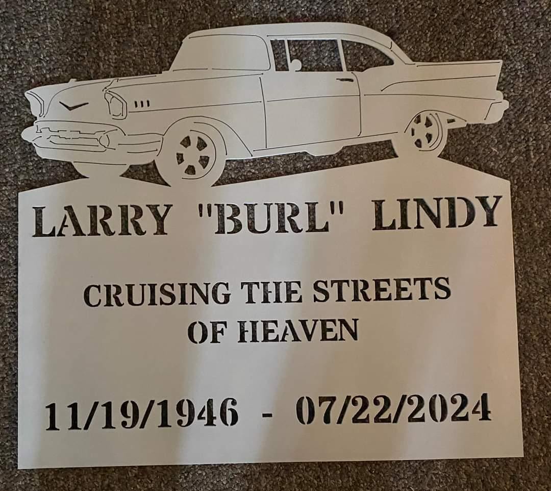 Custom Steel Car Memorial: Personalized Remembrance Plaque - Etsy