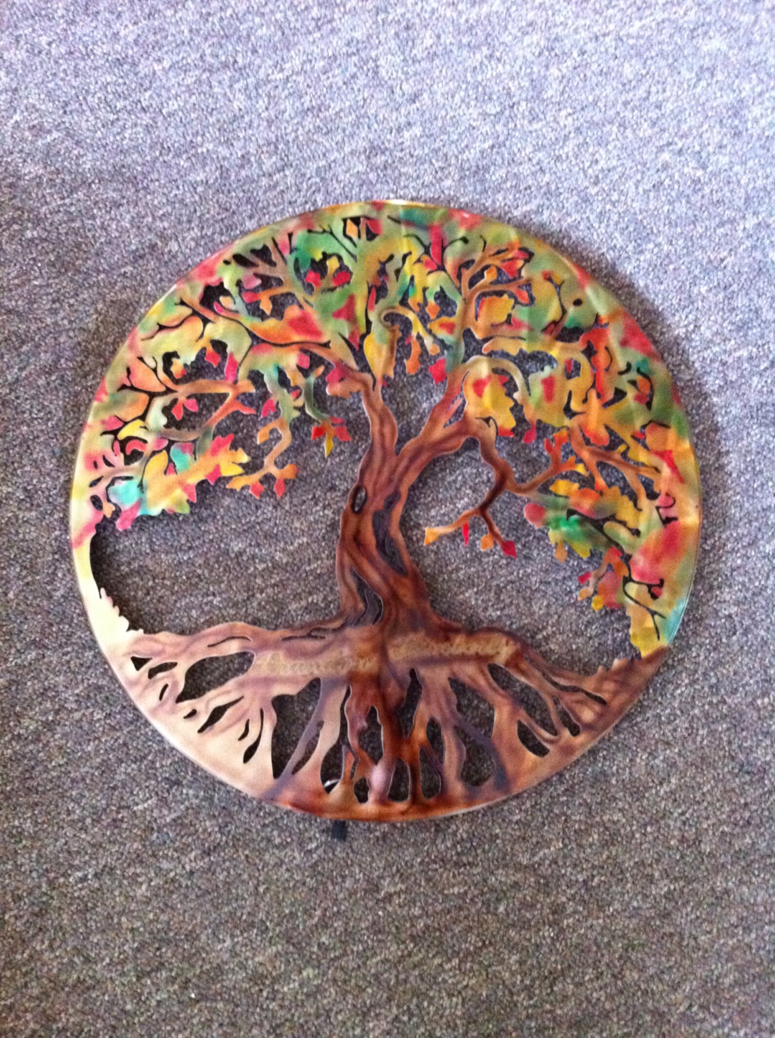 Tree of Life Metal Wall Art Hand Crafted Metal Tree of Life - Etsy