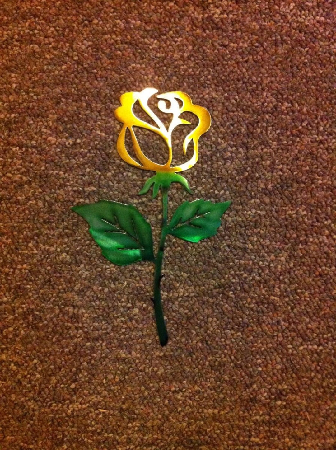 Metal Wall Flower Spring Summer Metal Wall Flower Metal Dyed Flower ...