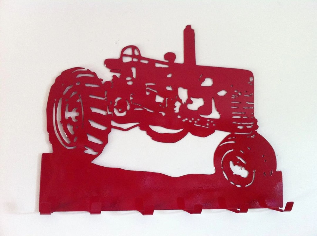 Farmall Tractor Key, Coat Hanger Metal Farmall Tractor Key Holder - Etsy