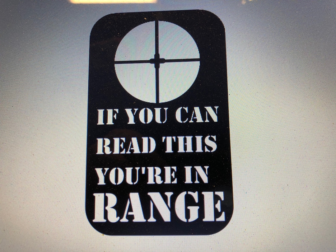 If You Can Read This Sign Digital File Only. - Etsy