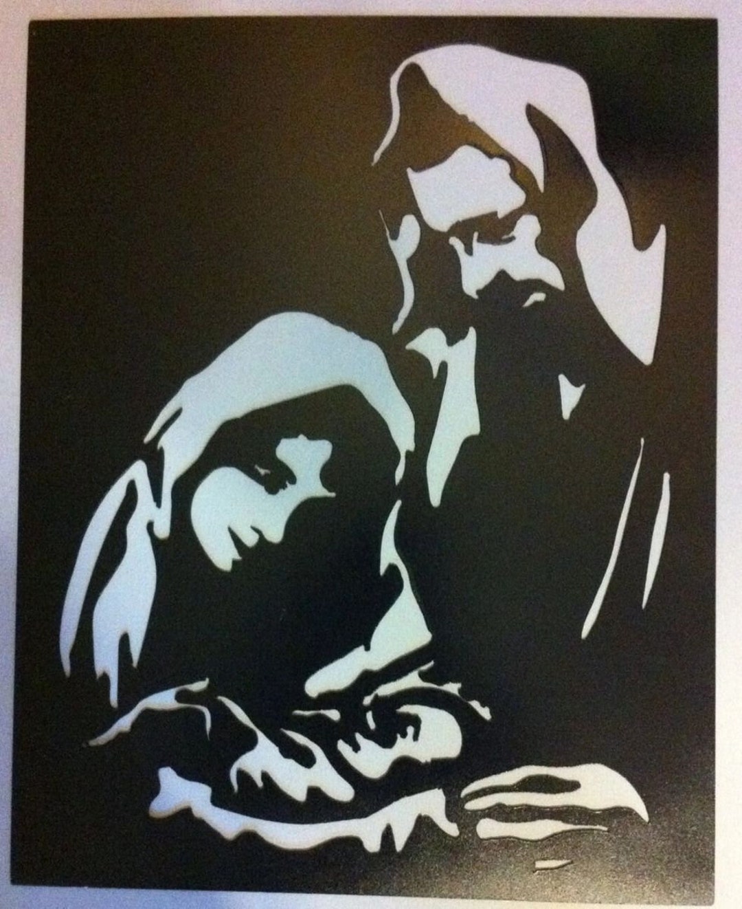 Jesus Nativity Shadow Wall Art Nativity Metal Wall Art - Etsy