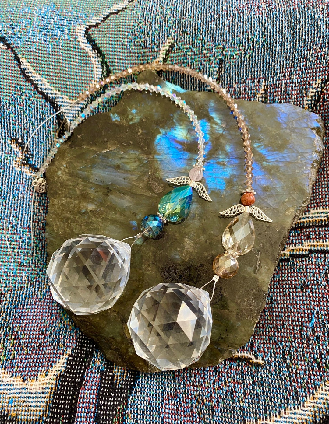 Sparkly Angel 40mm Prism Suncatcher ~crystal Suncatcher ~angel ...