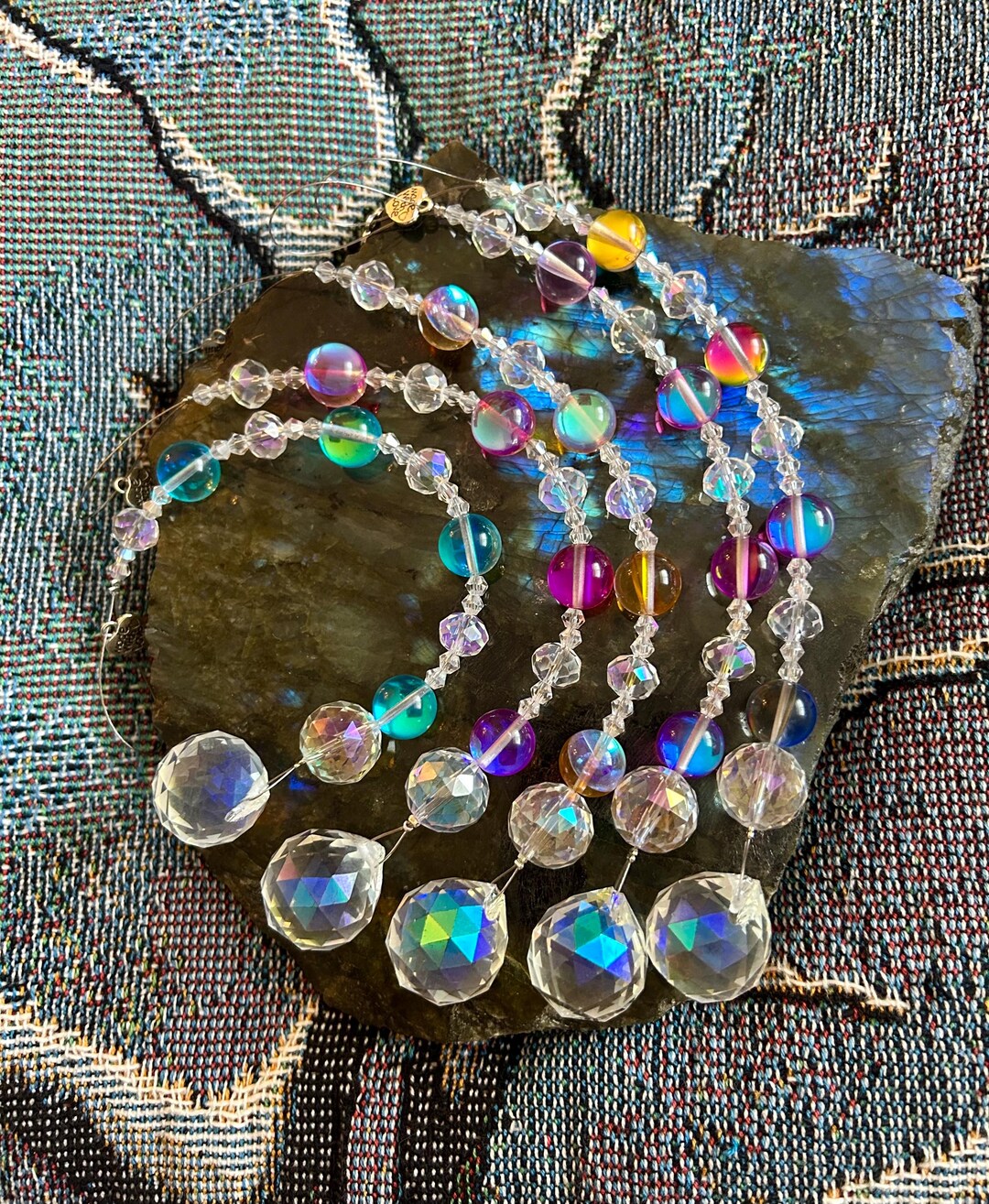 Candy Kissed Rainbows 20mm Prism Suncatcher ~super Sparkly Rainbow ...