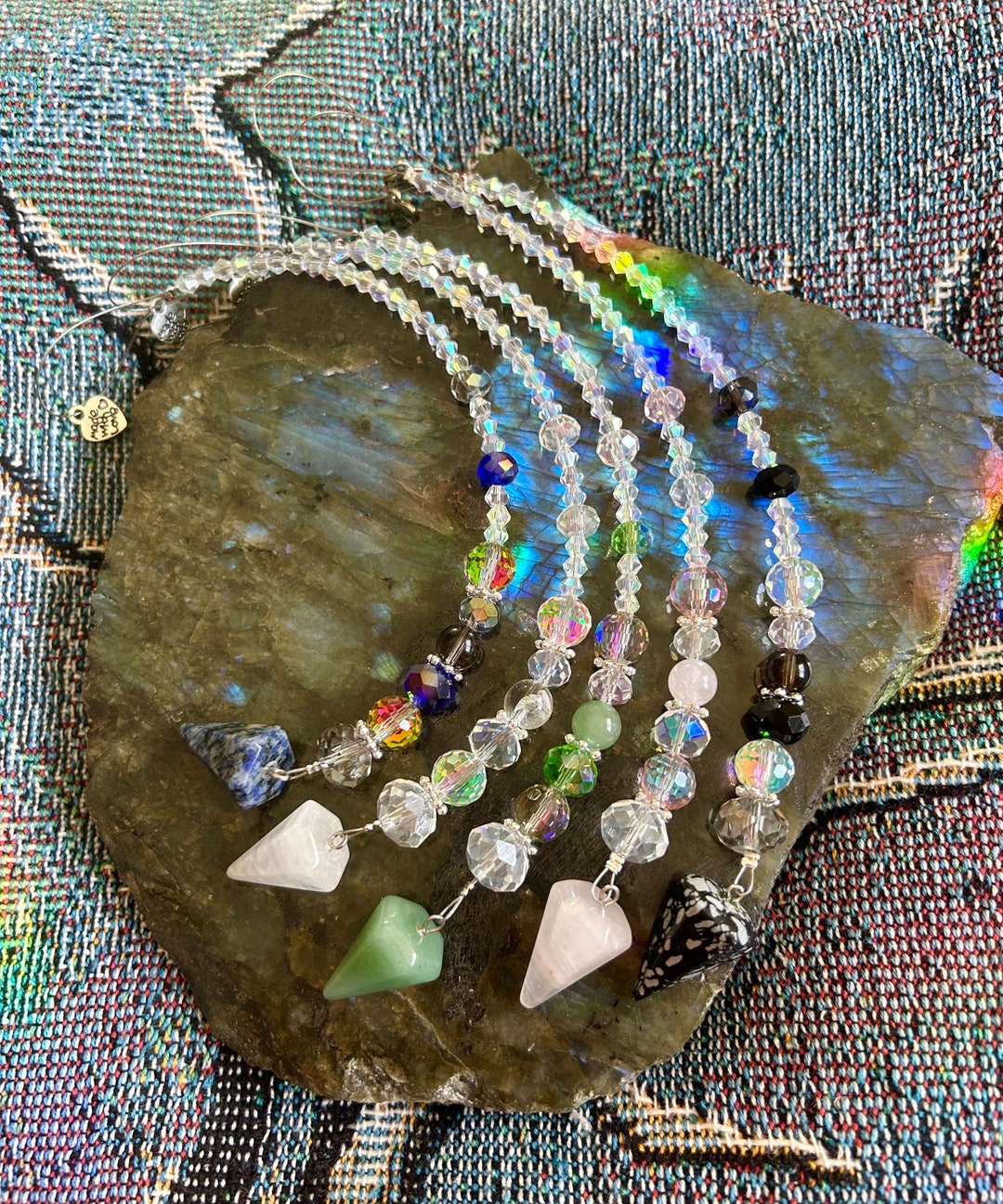 Pocket Pendulums ~sparkly Magical Pendulums ~semi Precious Stone ...