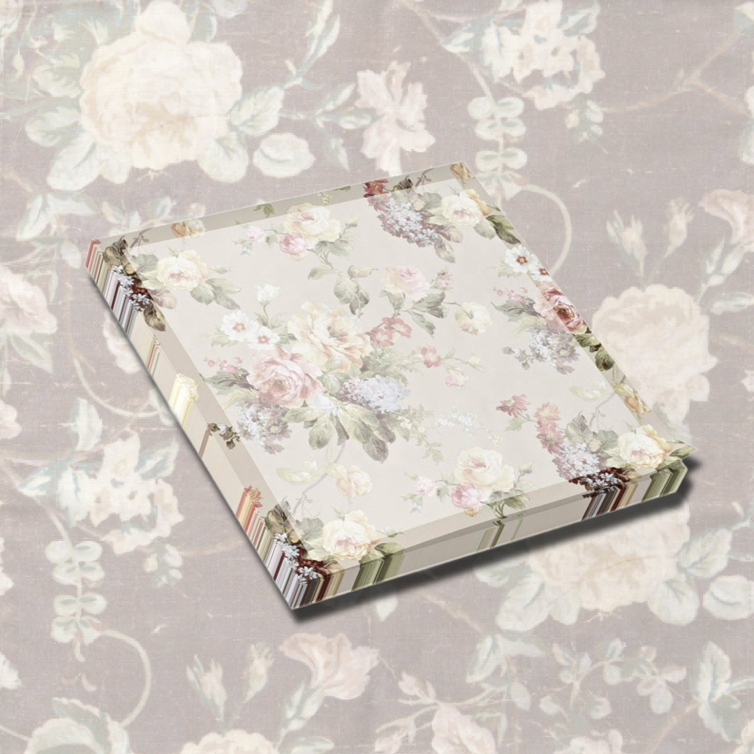Cottage Garden Post-it® Note Pad, 3x3 or 4x4 Designer Floral Sticky ...