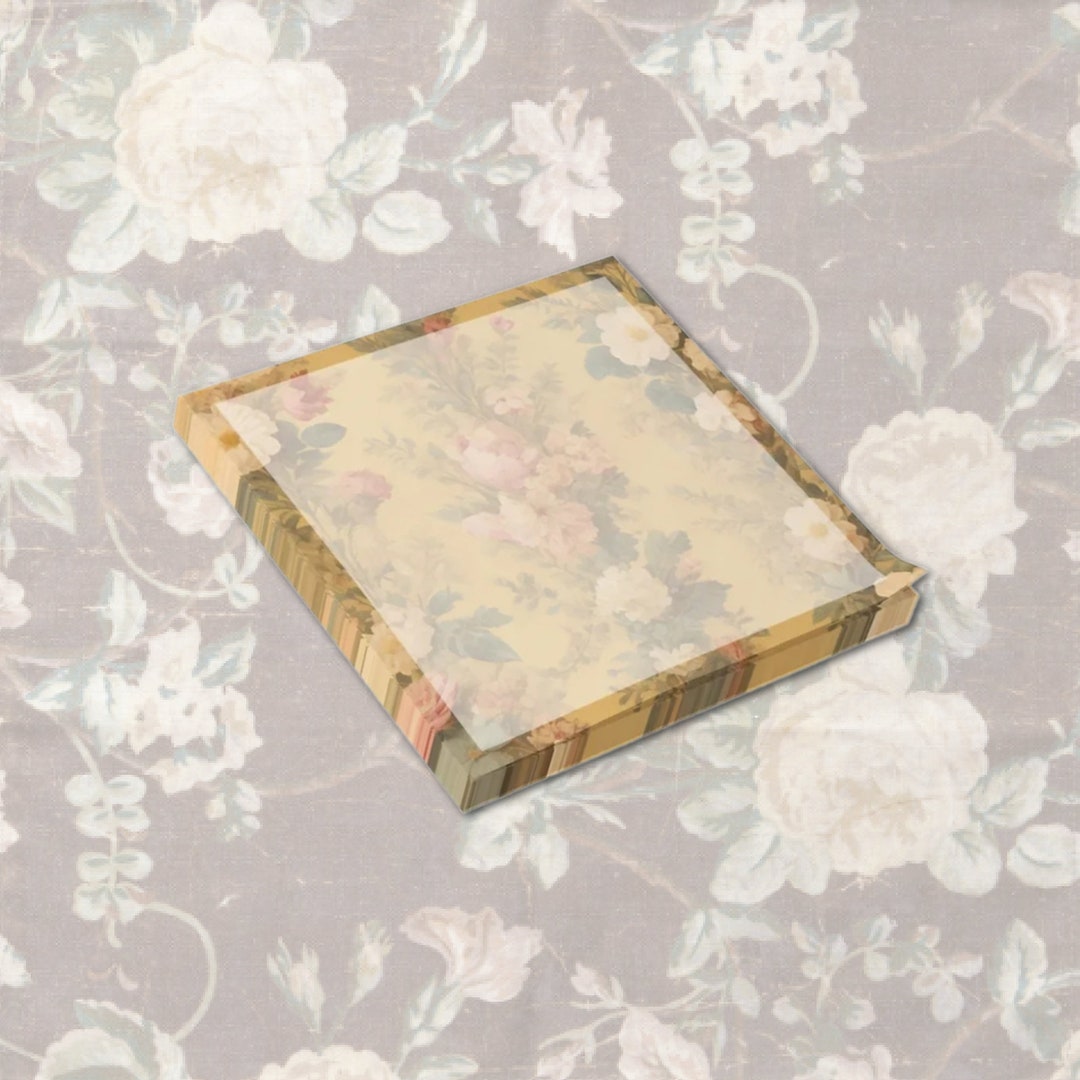 French Country Florals Post-it® Note Pad, 3x3 or 4x4 Designer Floral ...