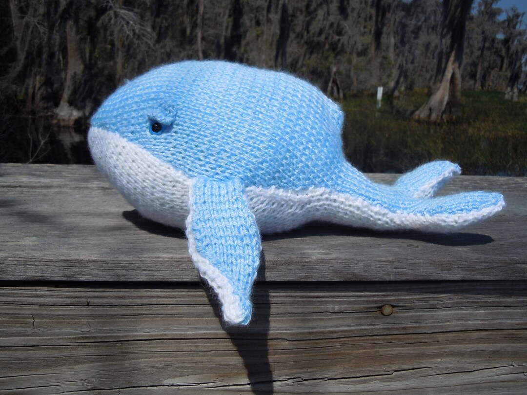 Whale Knitting Pattern. Digital PDF. Easy to Make. for Beginners or ...