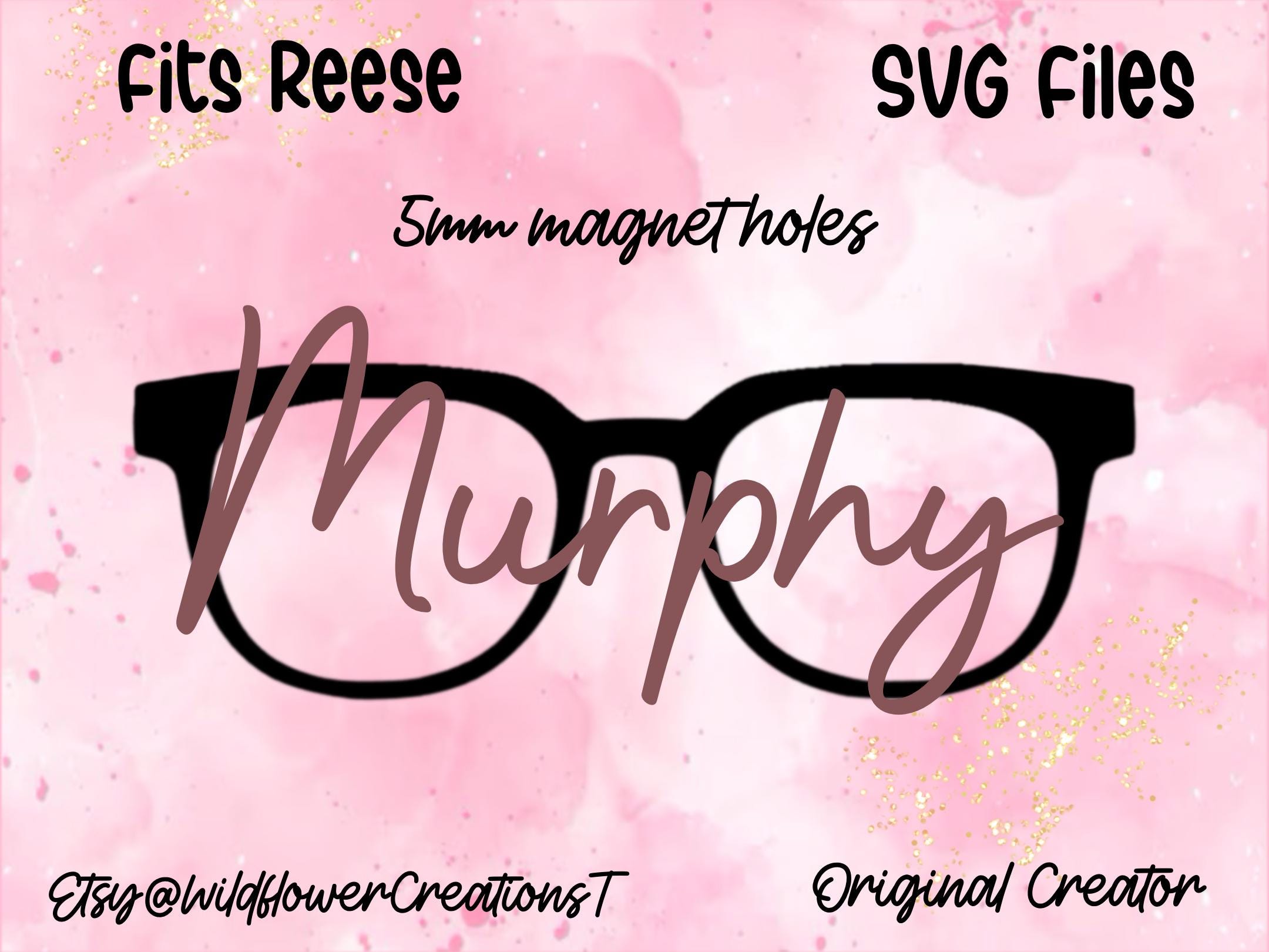 Reese Hybrid Toppers, SVG File, Pair Eyewear Compatible, Digital ...