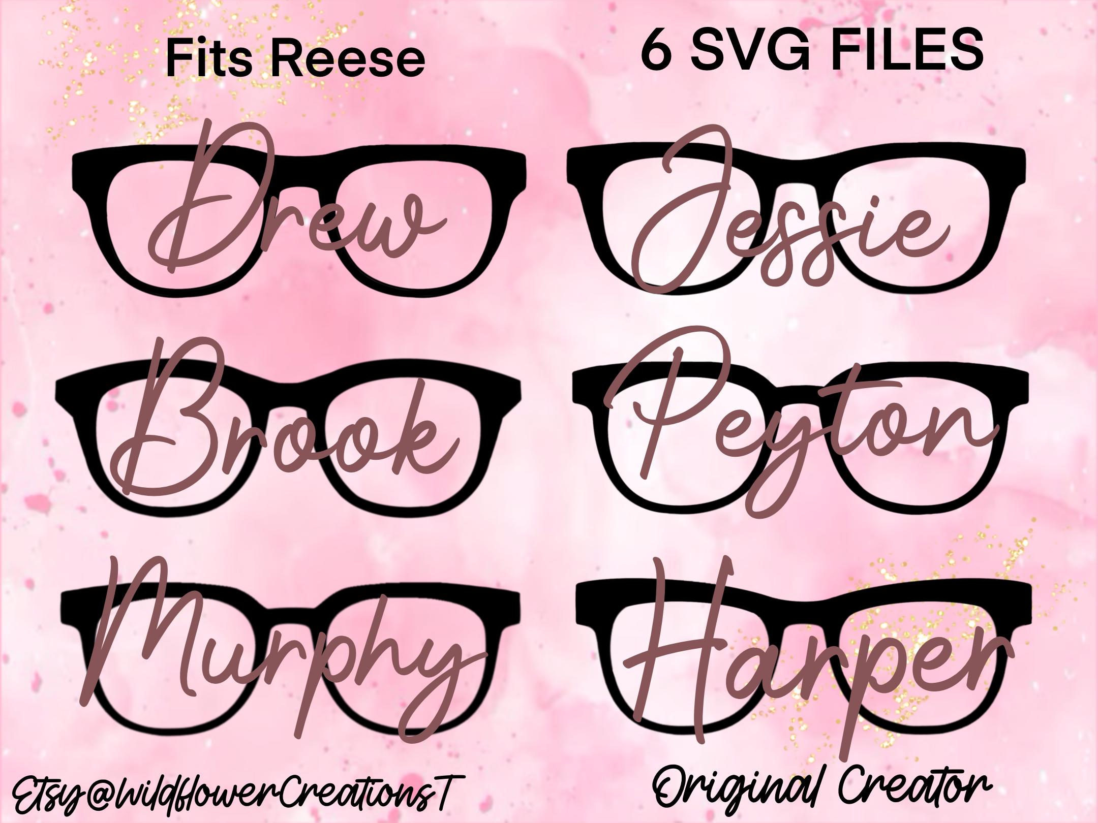 Reese Hybrid Toppers, SVG File, Pair Eyewear Compatible, Digital ...