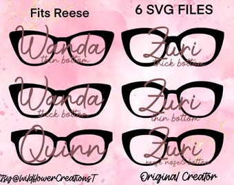 Reese Hybrid Toppers, SVG File, Pair Eyewear Compatible, Digital ...