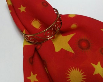 Red Chiffon Scarf - Etsy