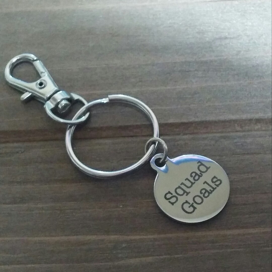 Squad Goals Keychain - Etsy
