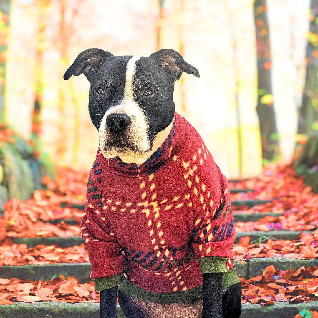 Fleece Sweater for Dogs, Christmas Dog Sweater, Custom Fleece Dog ...