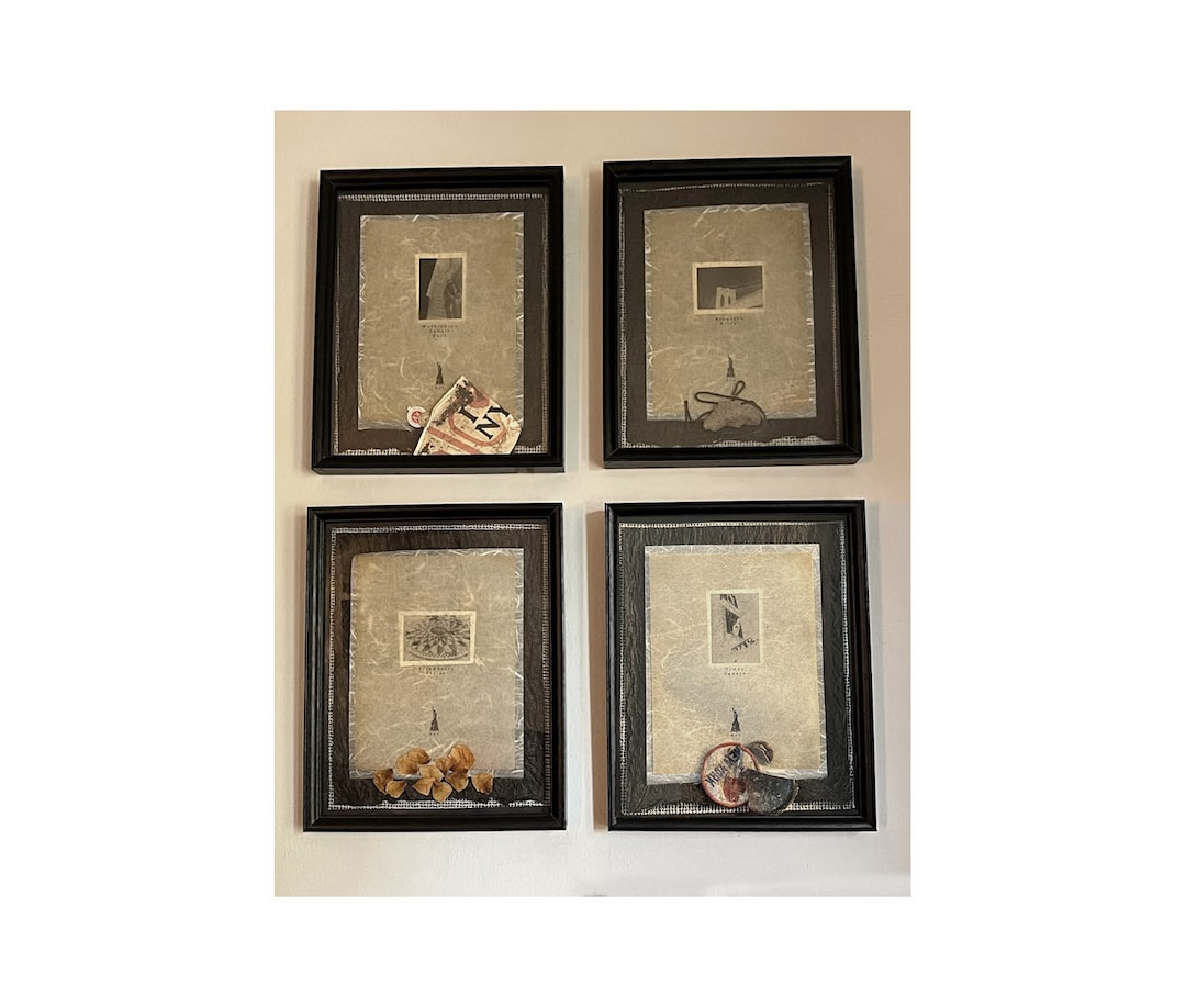 New York Photographs and Found Objects in Shadow Box Frames • V1 - Etsy