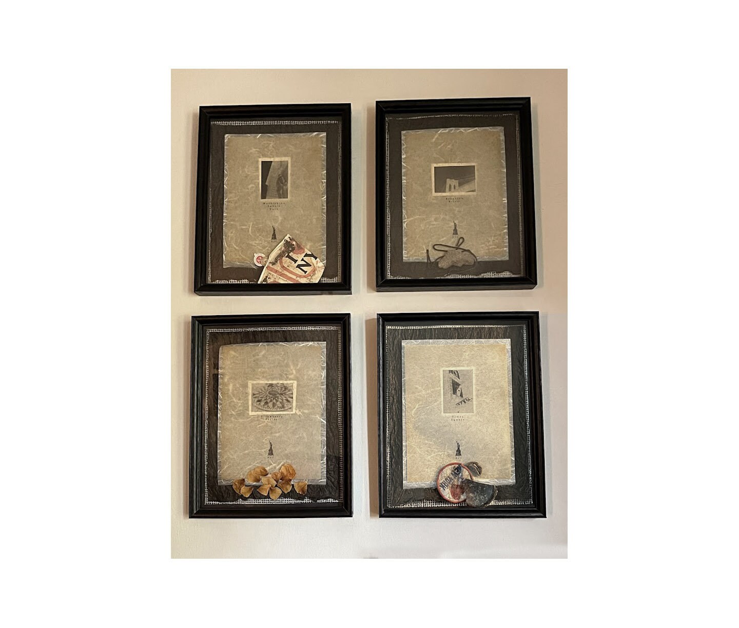 New York Photographs and Found Objects in Shadow Box Frames • V1 - Etsy