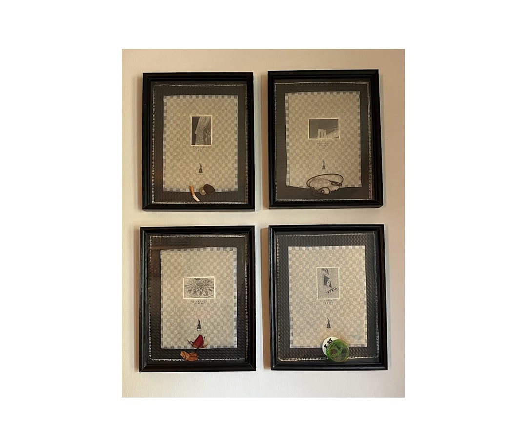 New York Photographs and Found Objects in Shadow Box Frames • V2 - Etsy