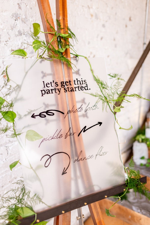 Wedding Reception Directional Sign Digital Template - Etsy
