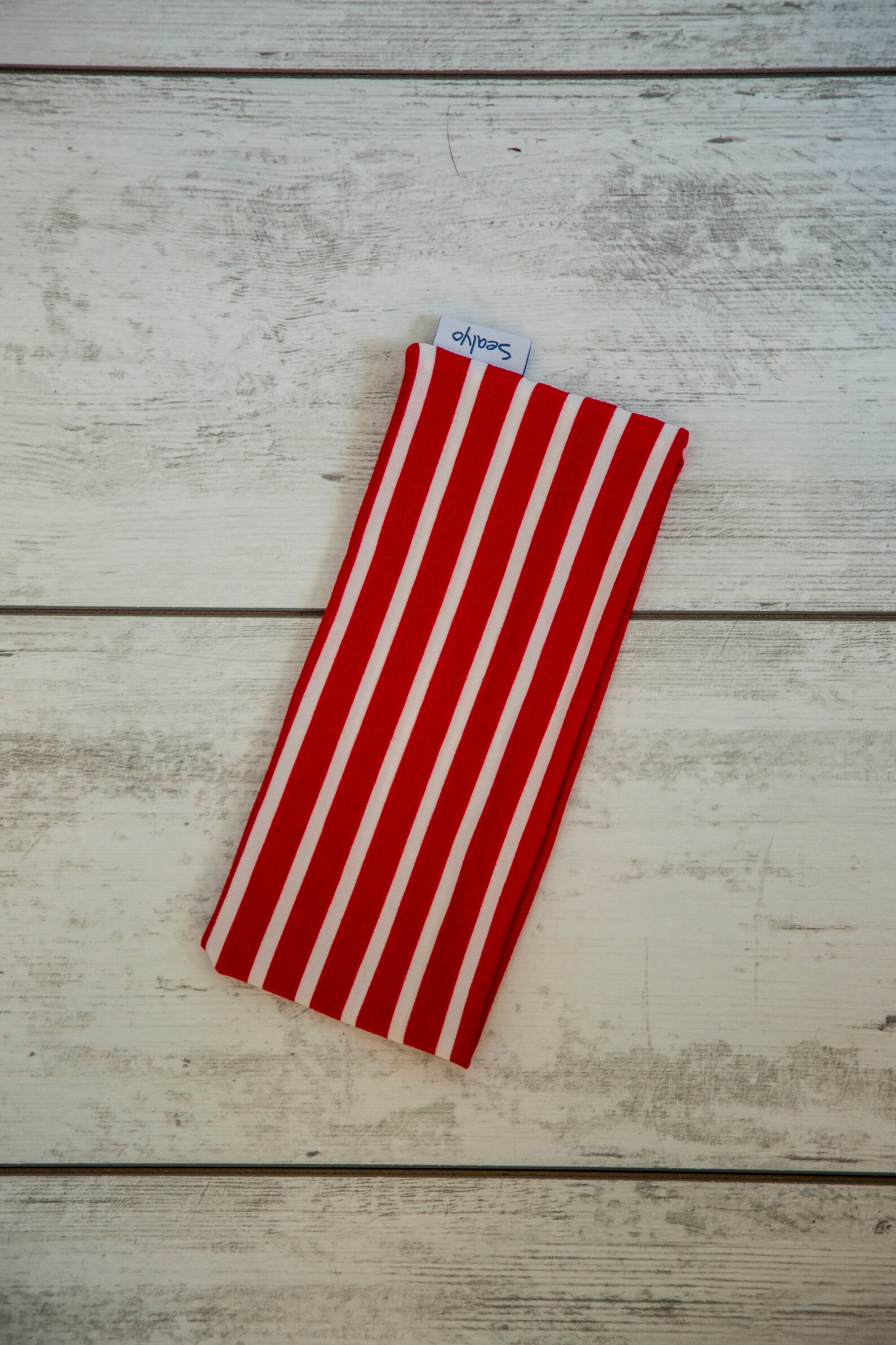 Nautical Striped Wide Headband for Women – Red White, Navy Blue White ...