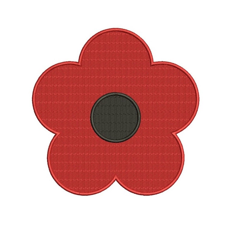 Cute Flower Fill Machine Embroidery Design Digitized Pattern | Etsy