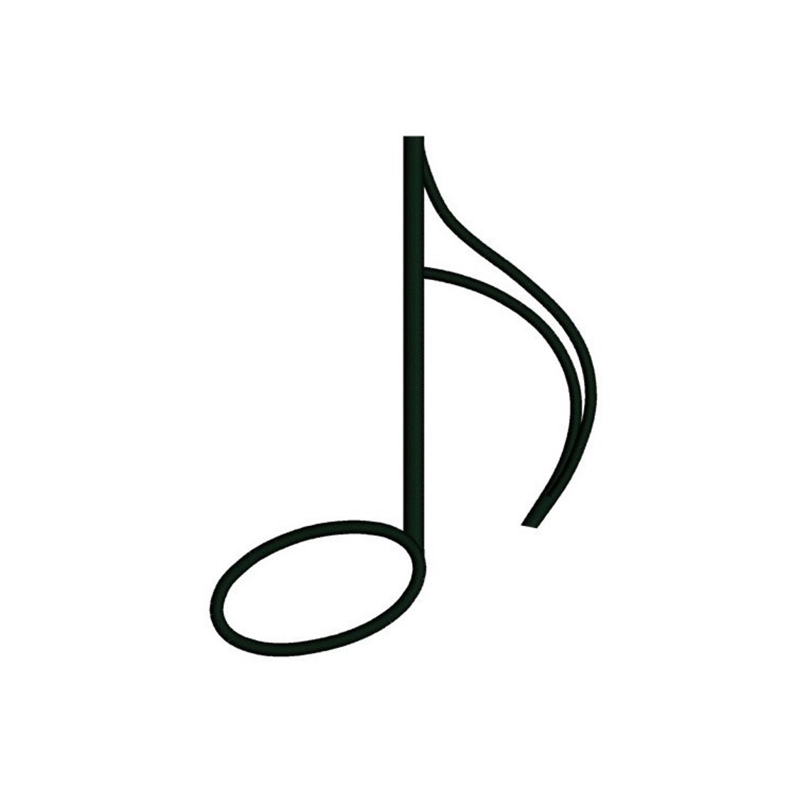 Music Key Applique Music Machine Embroidery Digitized Design Design ...