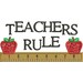 Teachers Rule School Applique Machine Embroidery Digitized Design ...