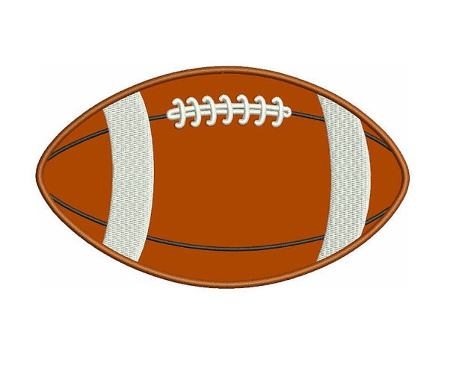 Football Applique Sport Machine Embroidery Digitized Design - Etsy