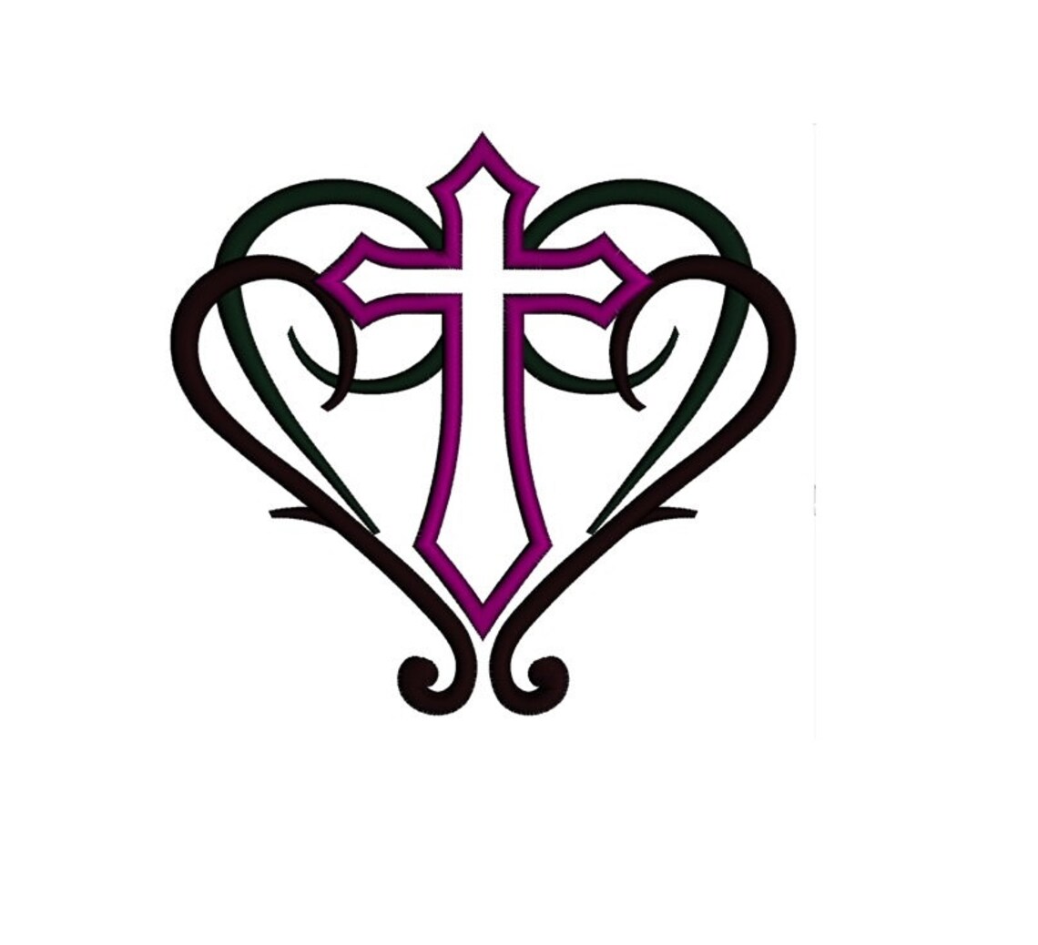 Fancy Decorative Cross Applique Machine Embroidery Digitized Design ...