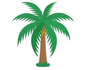 Palm Tree Applique Machine Embroidery Digitized Design Pattern | Etsy
